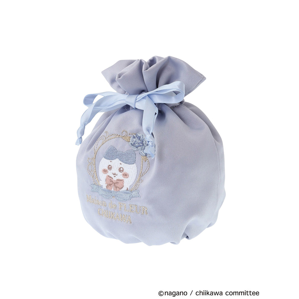 [Pre-order] Chiikawa Maison de FLEUR Embroidered Drawstring Bag (Hachi ...