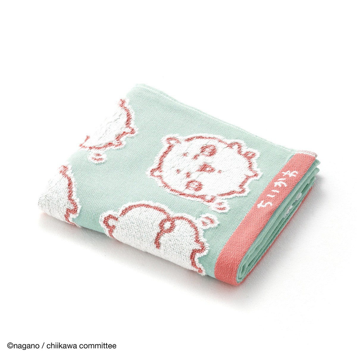 Chiikawa Face towel (Yeah—Green) | ちいかわマーケット