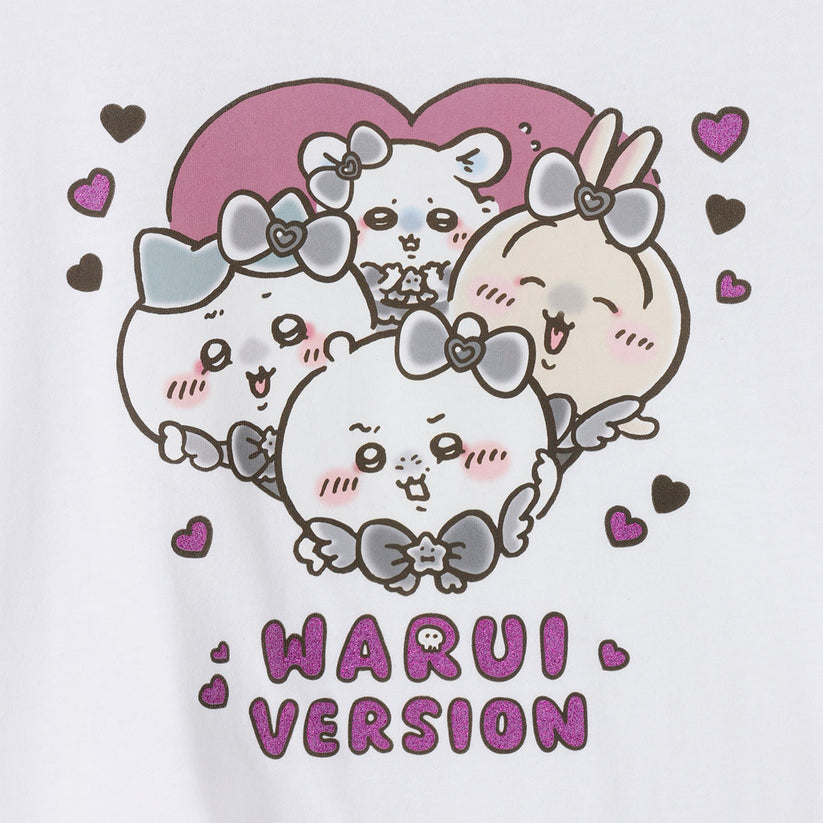 Chiikawa Magical Chiikawa T-Shirt Evil Version All White | Chiikawa ...