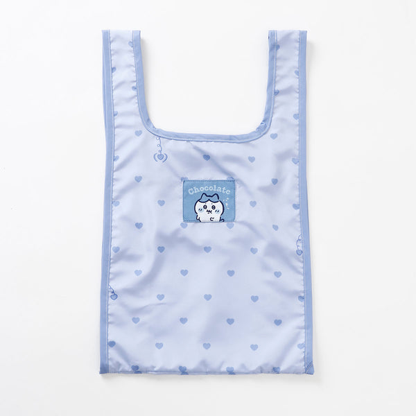 Chiikawa Eco Bag Heart Chocolate Hachiware Blue | Chiikawa Market ...