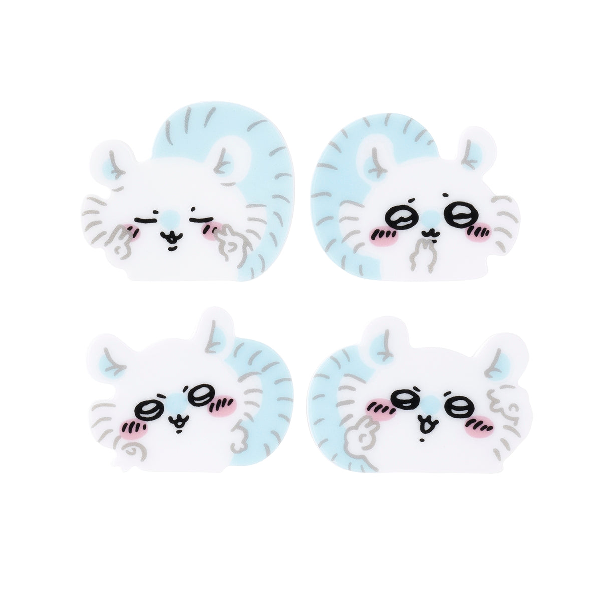 Chiikawa 4-Piece Acrylic Badge Set (Peace Momonga) | Chiikawa Market ...