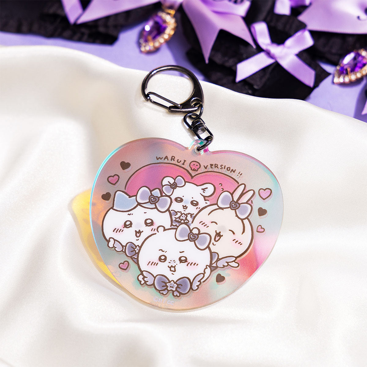 Chiikawa Magical Chiikawa Evil Version Aurora Acrylic Keyholder ...