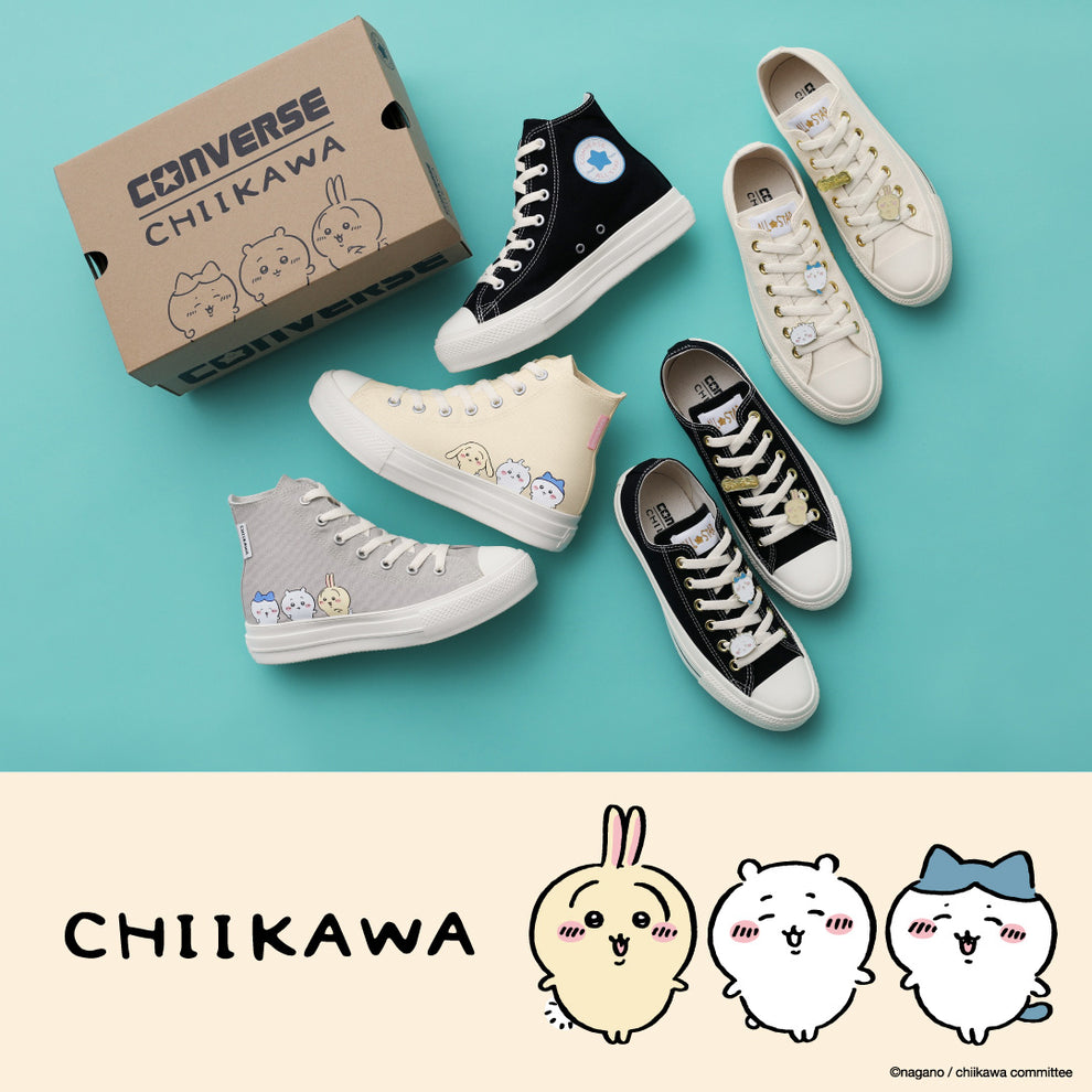 Chiikawa CONVERSE×Chiikawa ALL STAR LIGHT PLTS PT HI / CHIIKAWA CREAM ...