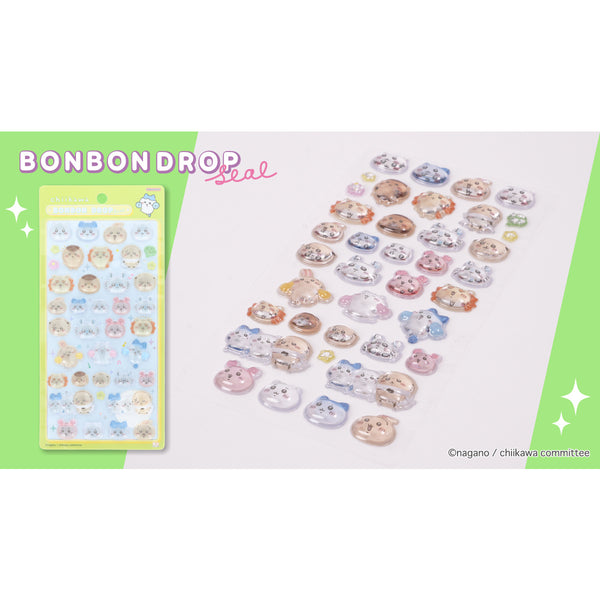 Chiikawa Bon Bon Drop Stickers (Everyone, Smiling) | Chiikawa Market ...