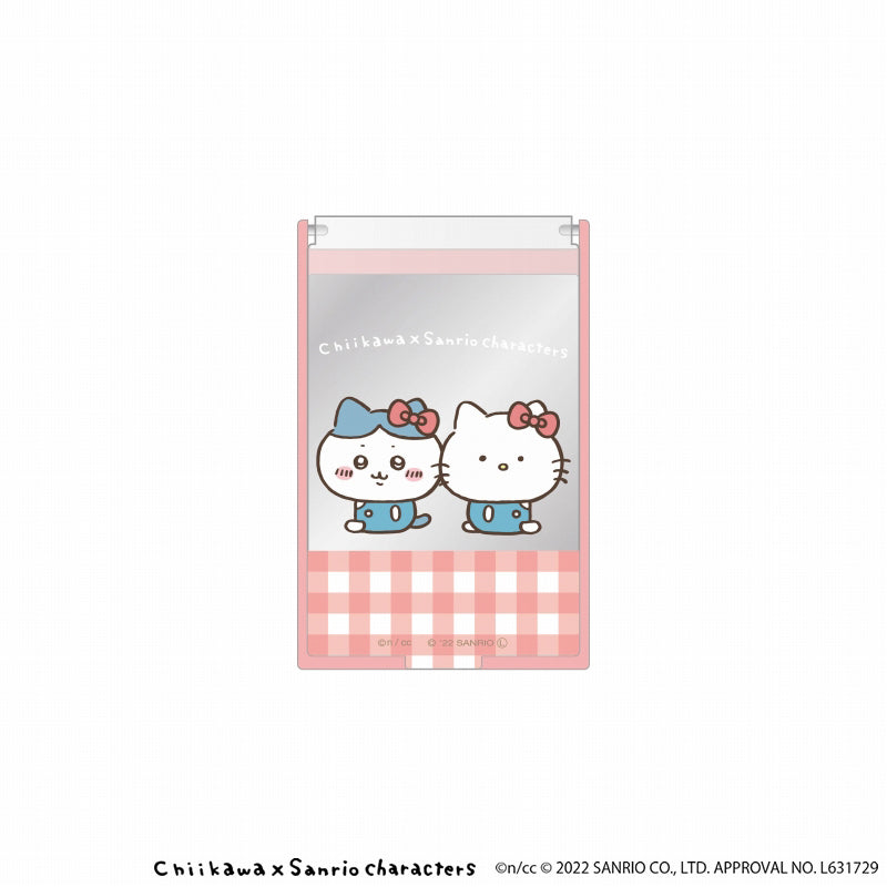 Chikawa x Sanrio 캐릭터 미러 S (Kitty Hachiware) | ちいかわマーケット